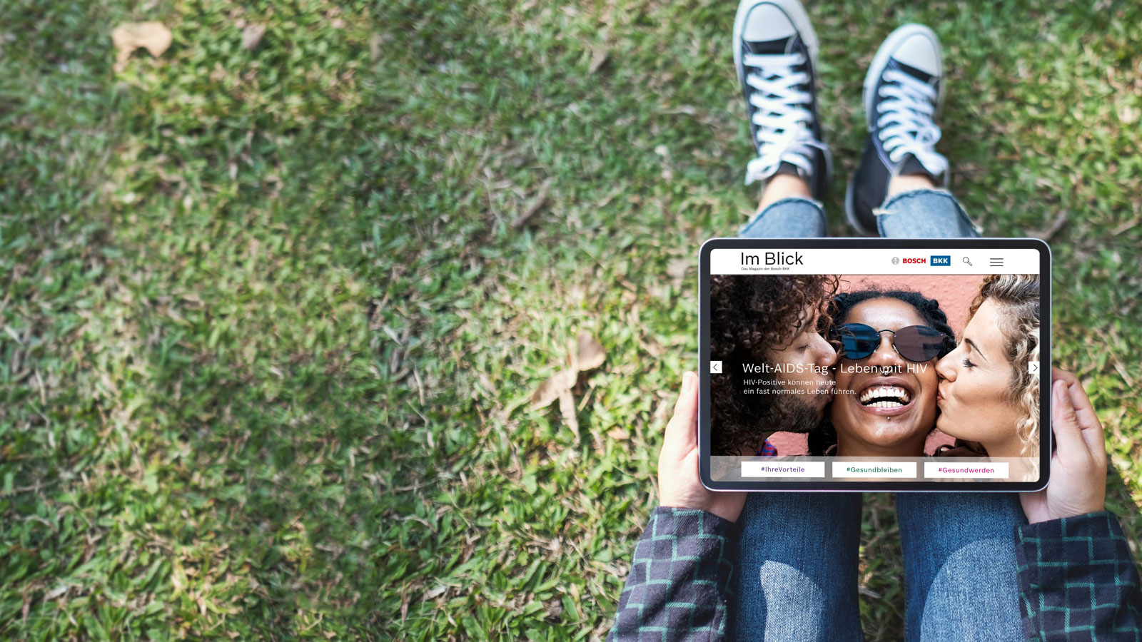 Anmeldung "Im Blick" als E-Magazin | Bosch BKK